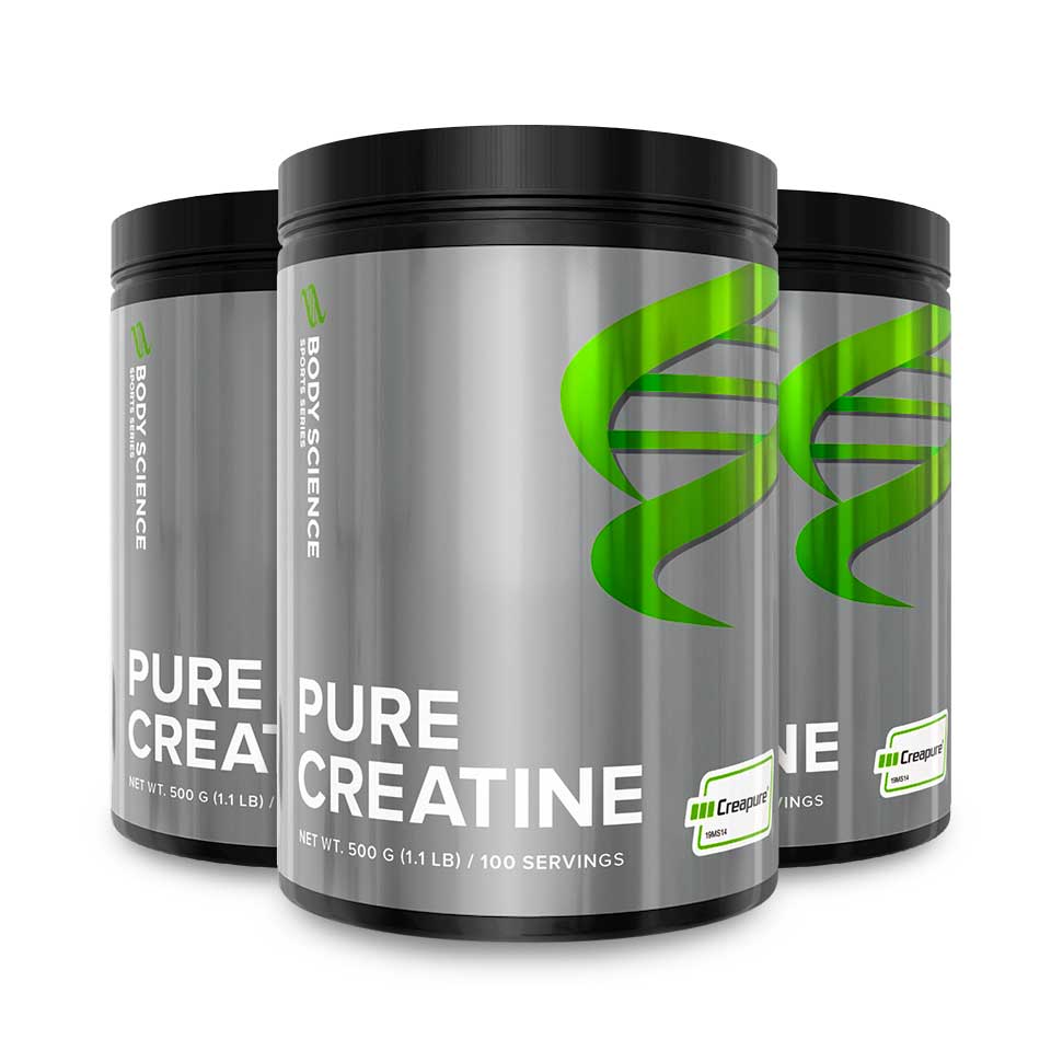 Body Science Pure Creatine 3 stk | MM Sports
