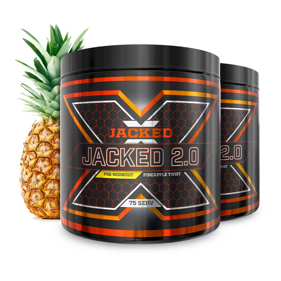 Køb Jacked 2.0 Pre Workout Online 2 stk | MM Sports